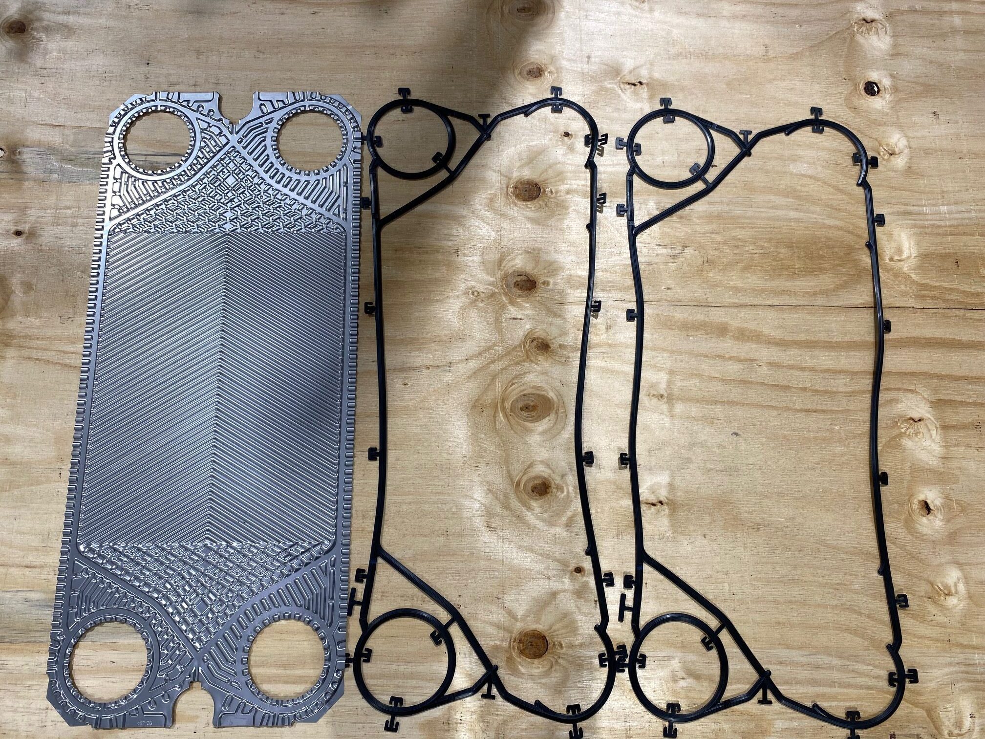 Plate Heat Exchanger – Making the front plate gasket